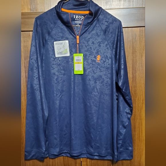 Izod | Shirts | Mens Izod Zip Golf Shirt Sz M | Poshmark